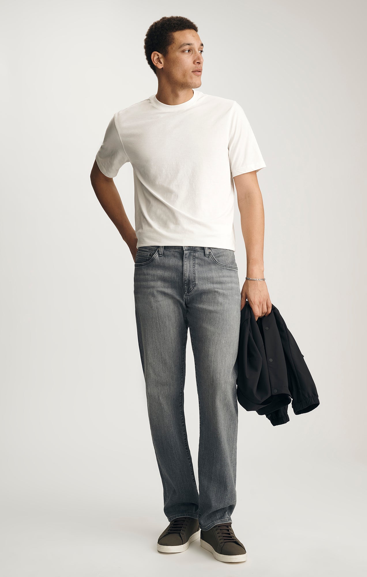 Mavi Men's Zach Straight Leg In Authentic Grey Williamsburg – Mavi Canada